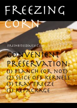 Freezing Corn – Fresh Bites Daily