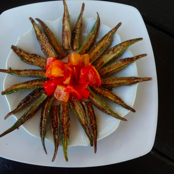 Fried Okra Halves – Fresh Bites Daily