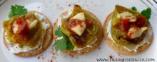 Roasted Green Tomato Canapes – Fresh Bites Daily