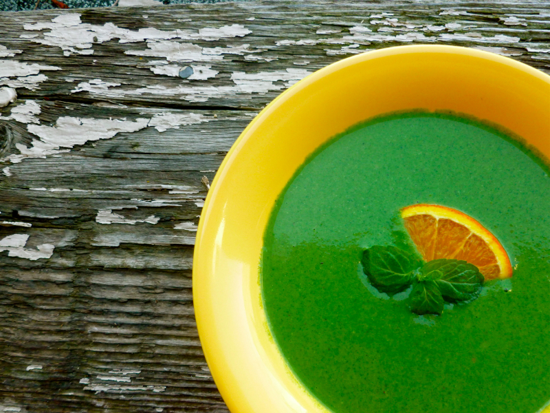 A nettle soup so rich and dense it – Fresh Bites Daily