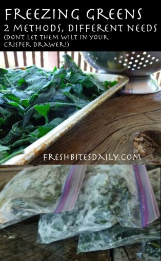 How To Freeze Greens (Spinach, Kale, Collards, Swiss Chard and More ...