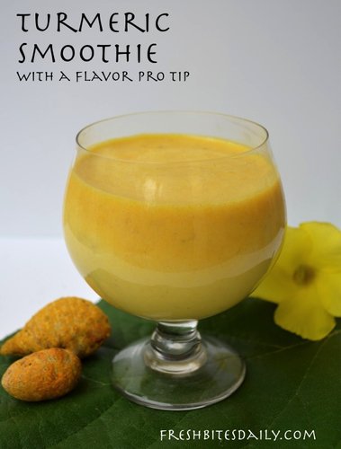 A turmeric smoothie with a flavor-enhancing pro tip ;) – Fresh Bites Daily