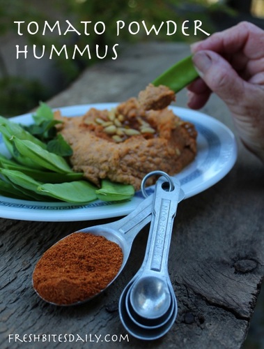 Spicy tomato powder hummus – Fresh Bites Daily