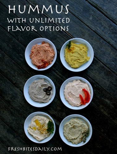 Hummus with unlimited flavor options – Fresh Bites Daily