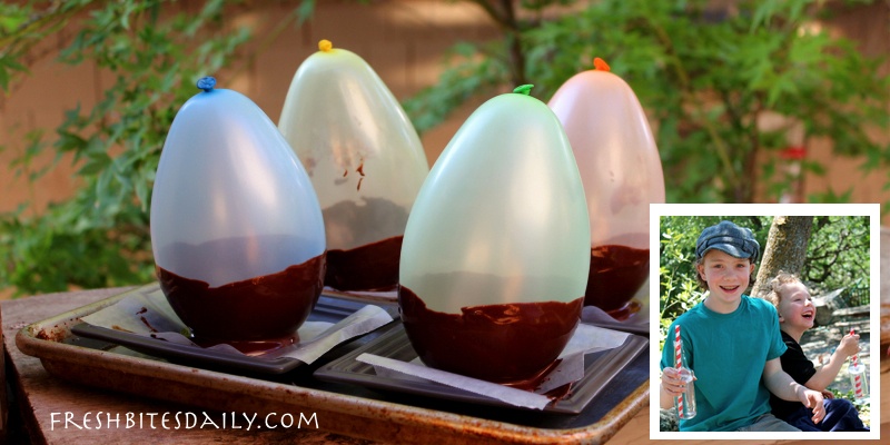 With just a few balloons and some melted chocolate…. – Fresh Bites Daily