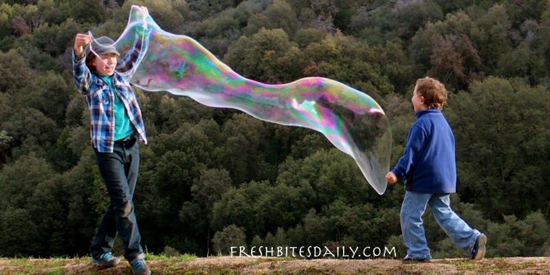 You can make giant bubbles with a simple secret ingredient – Fresh ...