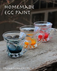 Homemade egg paint with two very simple ingredients – Fresh Bites Daily